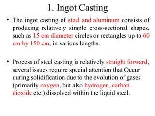 Introduction to Casting and Solidification techniques | PPT