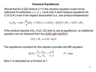 Lec 3 Combustion Equiliprium- Fuel and Advanced Combustion.pptx
