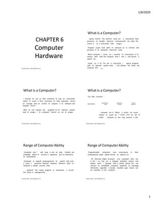 Lec 3 Computer Hardware (Nursing Informatics).pdf | Operating Systems ...