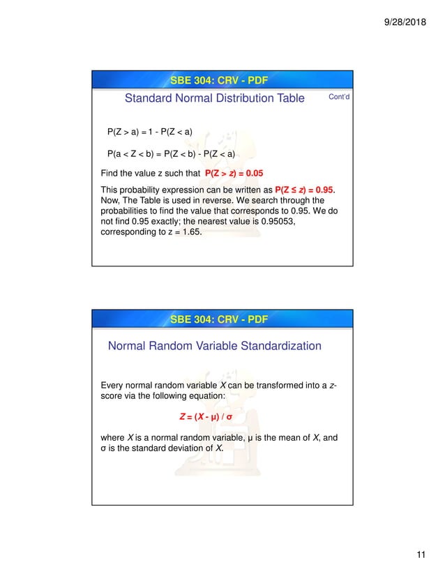 Lec 3 continuous random variable | PDF