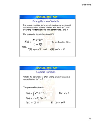 Lec 3 continuous random variable | PDF