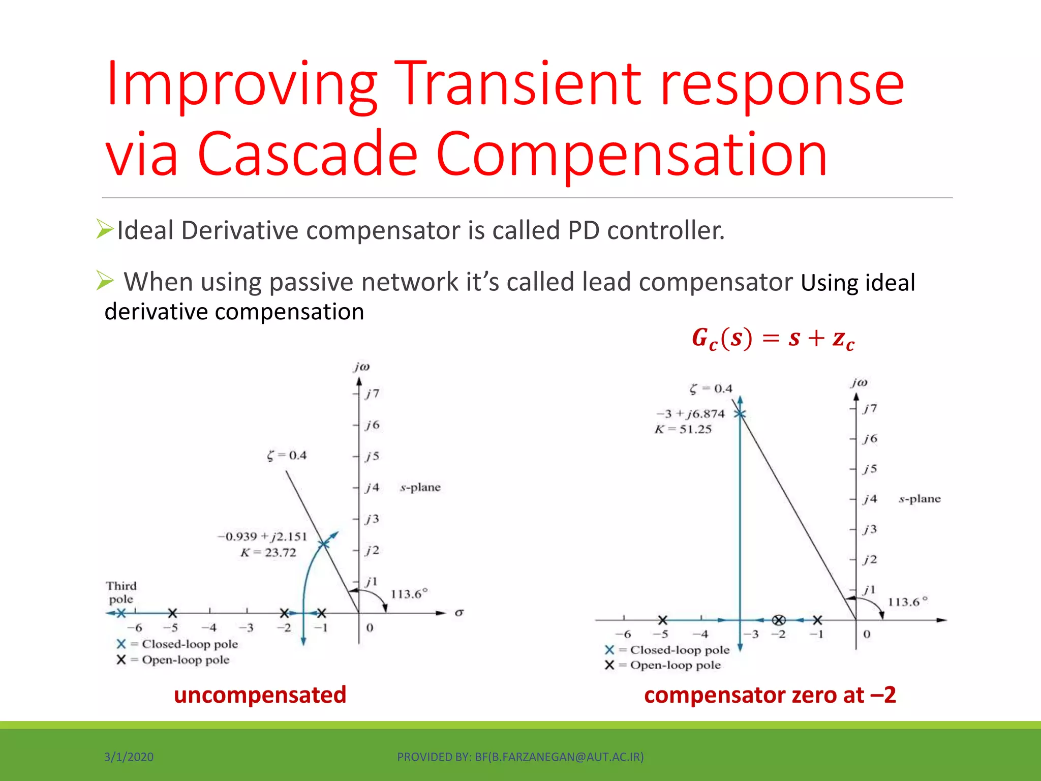 Lec 3 desgin via root locus | PPTX | Computer Networking | Computing