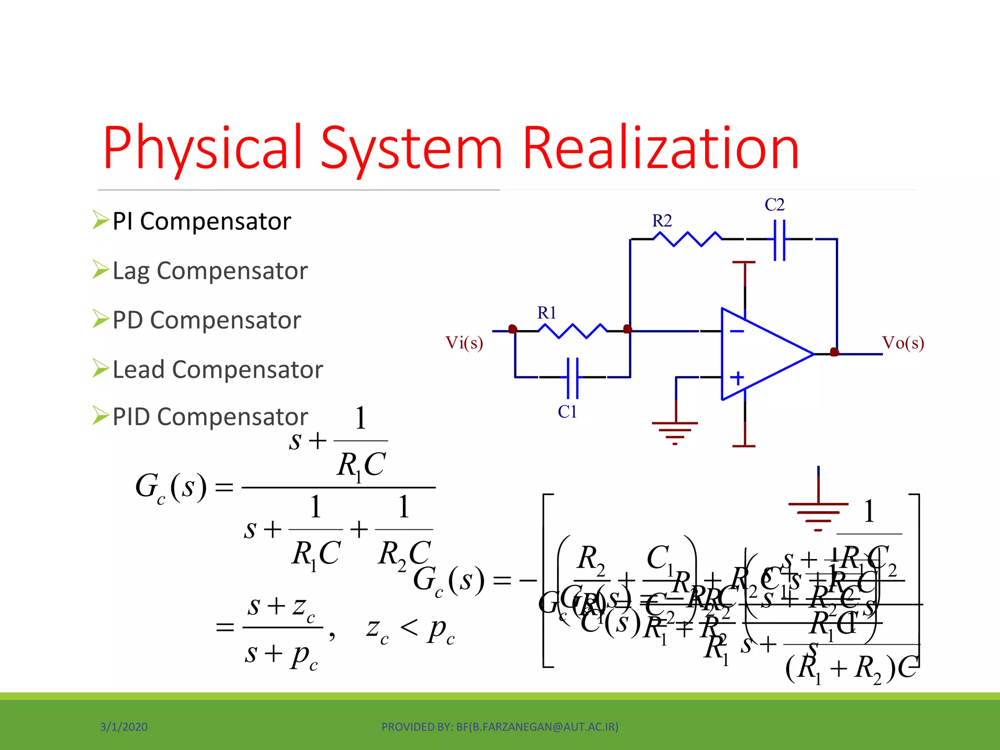 Lec 3 desgin via root locus | PPTX | Computer Networking | Computing