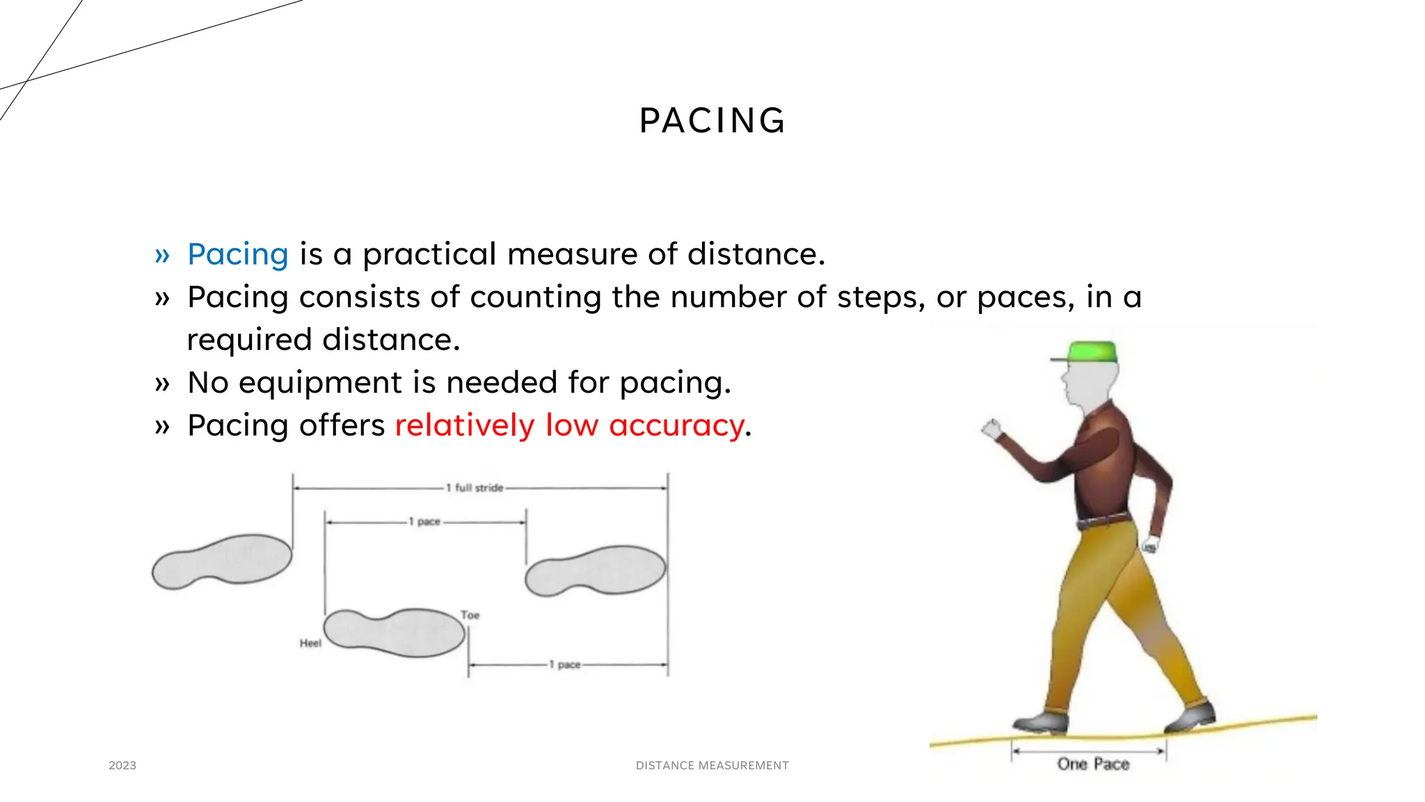 Elementary Surveying _ Distance Measurement | PDF