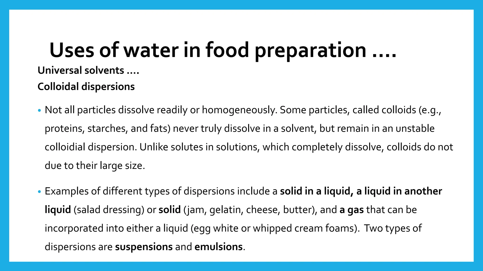 Lec 3 Food Technology - water.pptx food sciences | PPTX