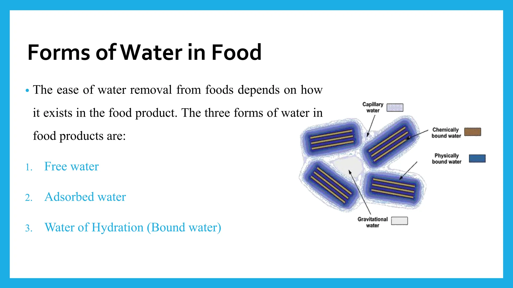Lec 3 Food Technology - water.pptx food sciences | PPTX
