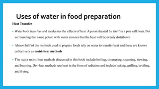 Lec 3 Food Technology - water.pptx food sciences | PPTX
