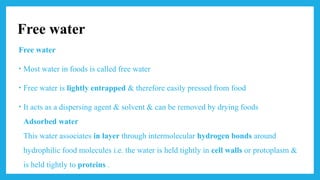 Lecture three 3 Food Technology - water.pptx