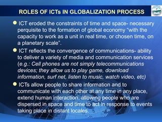 Globalization & ICTs | PPT