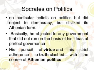 History of Political Thoughts; The Greeks by RPC | PPT | Religion ...