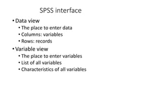 Lec 3 HRA SPSS | PPT
