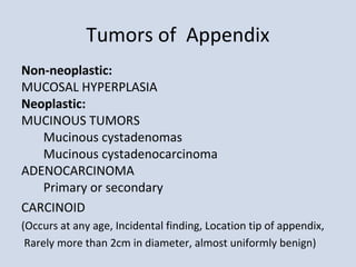 IBD and appendicitis | PPT | Digestive Disorders | Diseases and Conditions