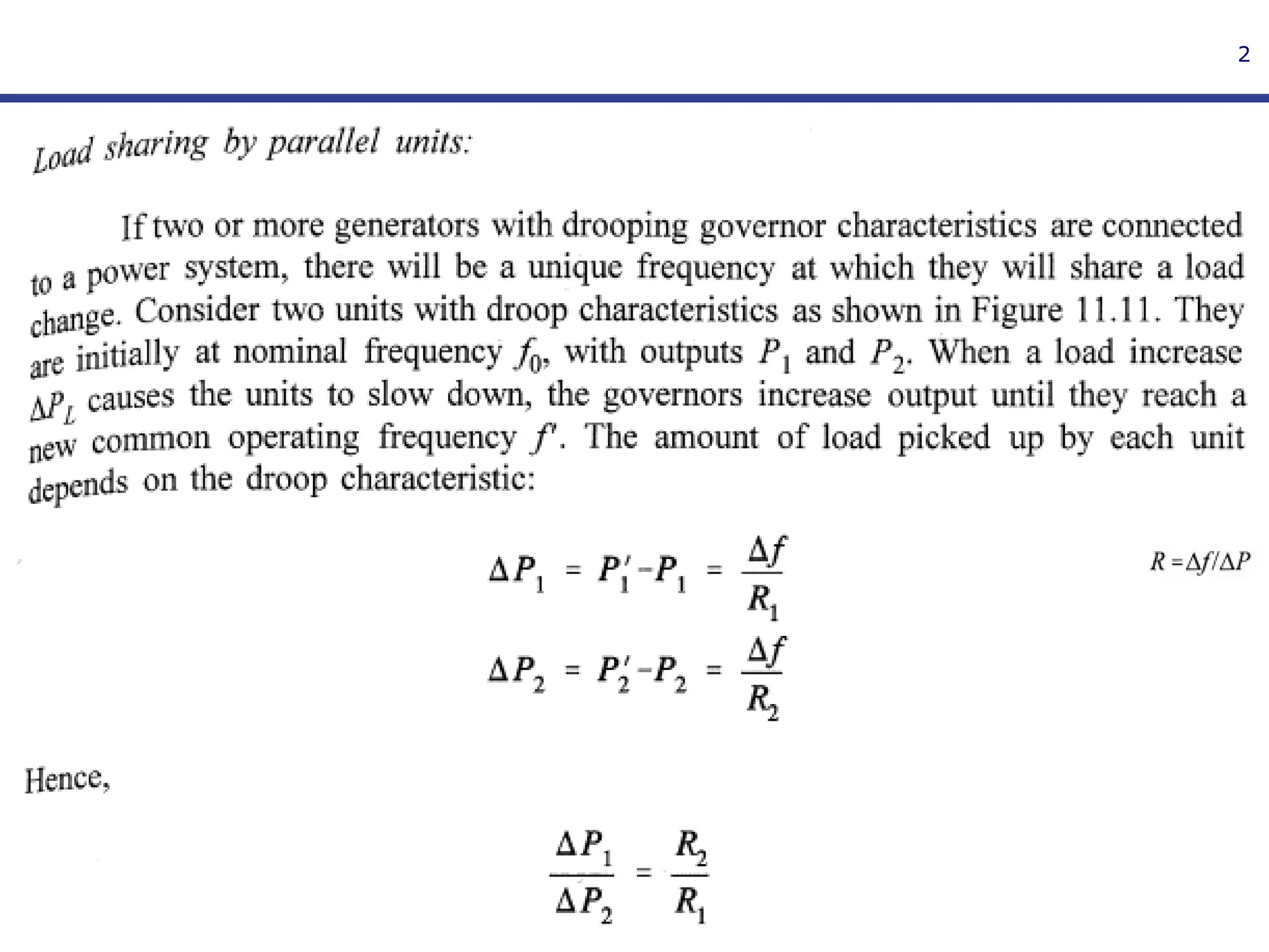 Lec 3 Load sharing between parallel operating generators_Theory.PPT
