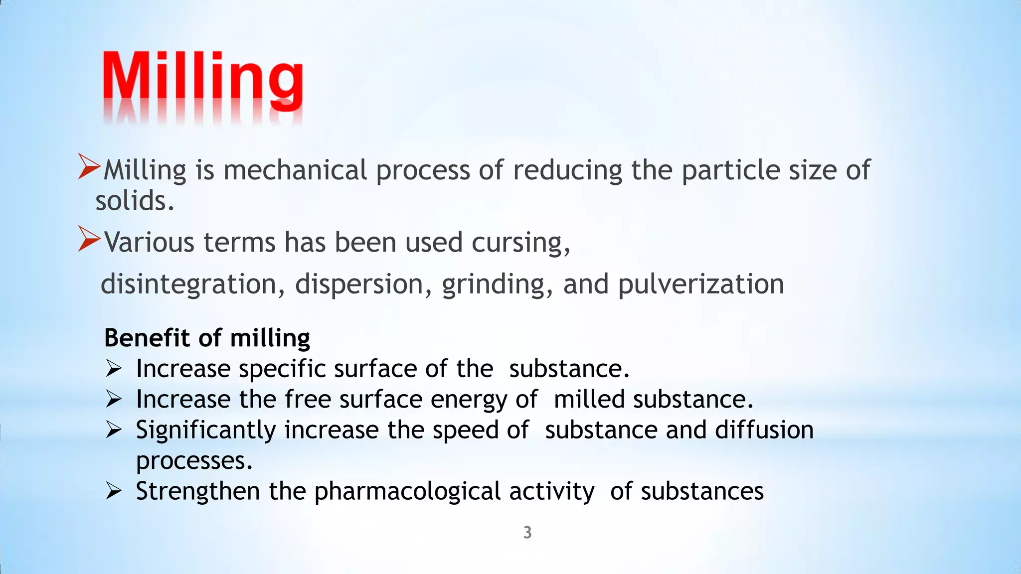 Milling Pharmaceutical Industry | PDF