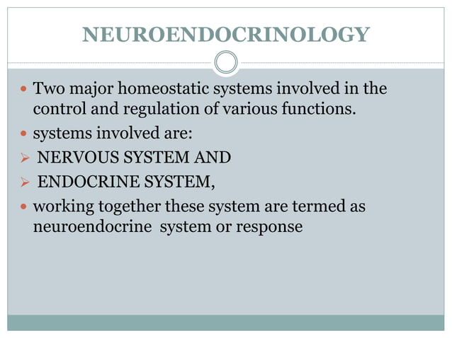 Lec 3 neuro endocrine responce | PPTX | Thyroid Disorders | Endocrine ...