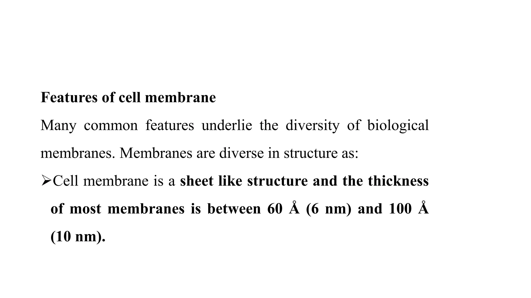 Lec # 3 Biological membrane and its contents | PPT