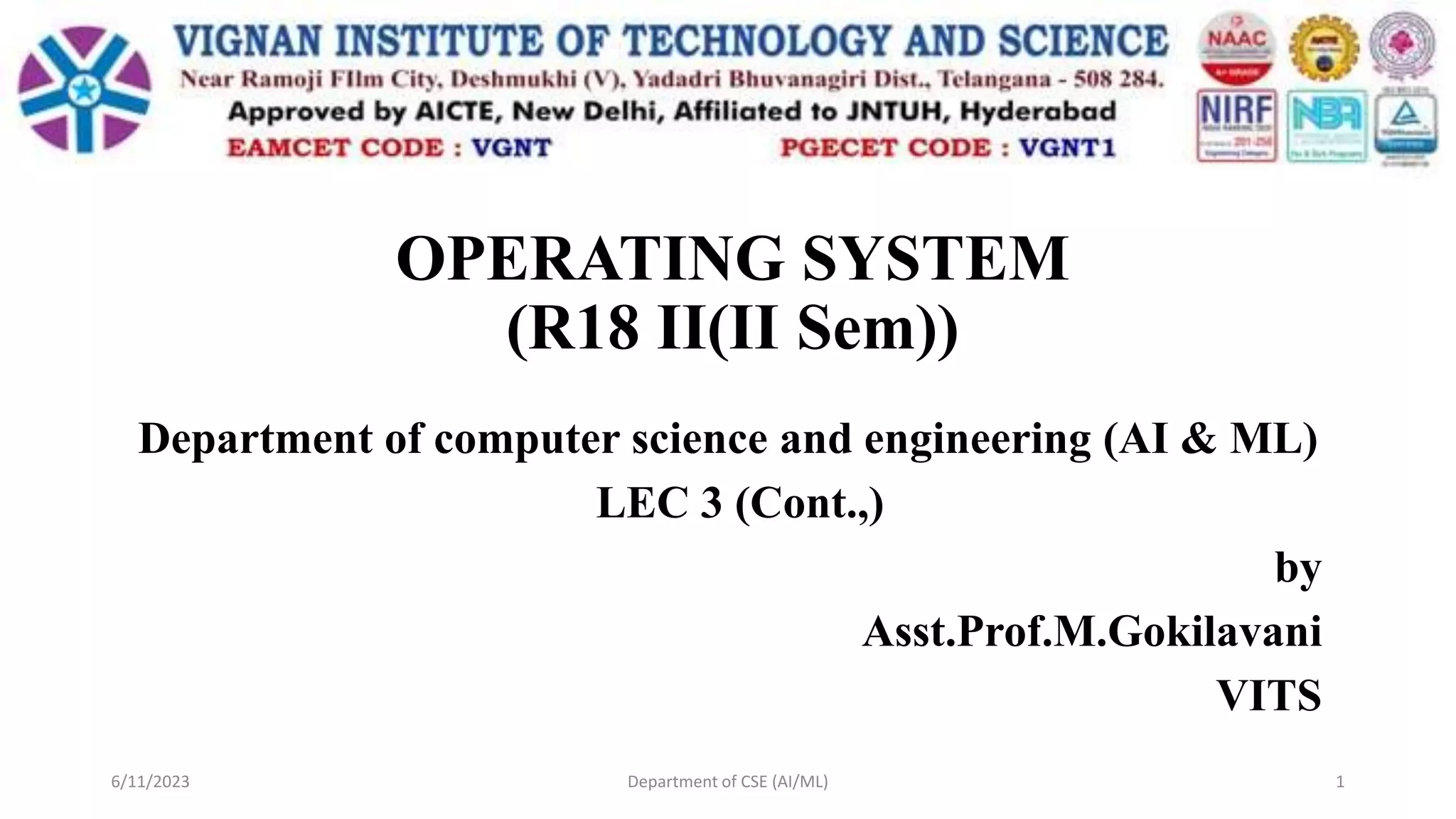CS403: Operating System : Lec 3 Popular types of OS (2).pptx