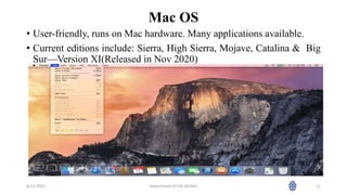 CS403: Operating System : Lec 3 Popular types of OS (2).pptx