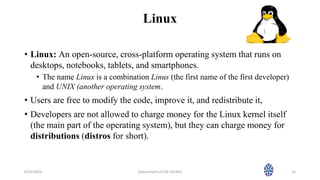 CS403: Operating System : Lec 3 Popular types of OS (2).pptx