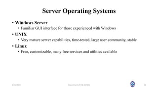 CS403: Operating System : Lec 3 Popular types of OS (2).pptx