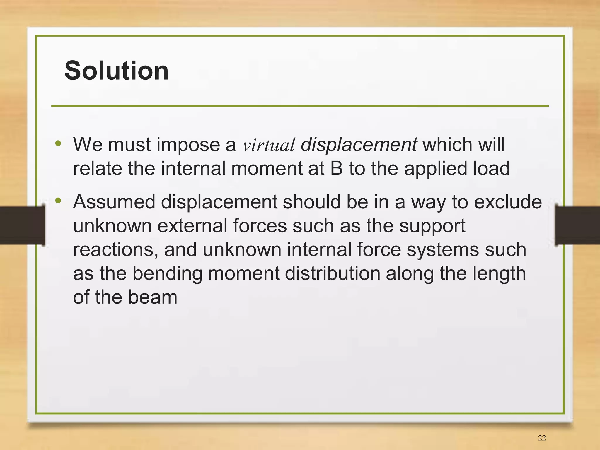 Principle of Virtual Work in structural analysis | PPTX