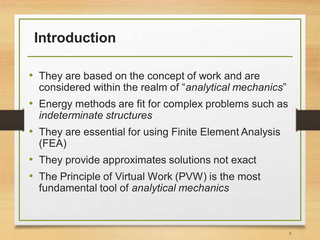 Principle of virtual work and unit load method | PPTX