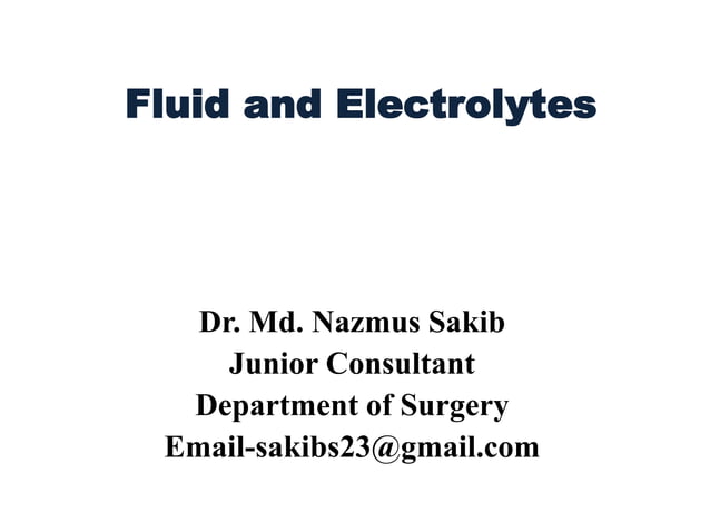 lec 3 rd year fluid and electrolyte.pptx | Free Download