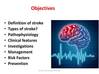Stroke & its Management ( Medicine) | PPTX