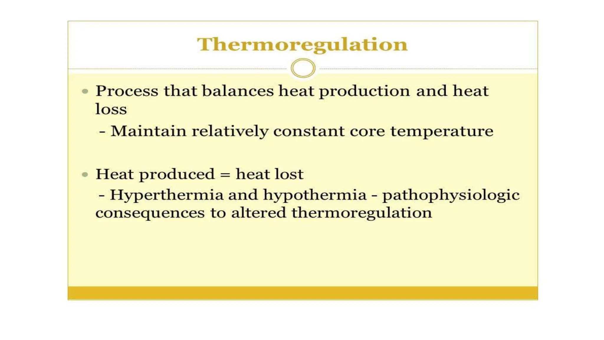 lec 3 Thermoregulation and its mechanism | PPT
