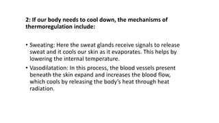 lec 3 Thermoregulation and its mechanism | PPT