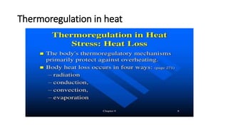 lec 3 Thermoregulation and its mechanism | PPT