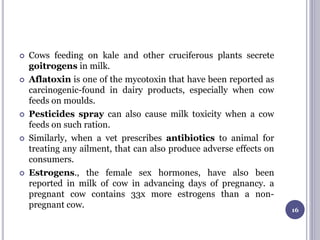toxicity from animal origin foods | PPTX