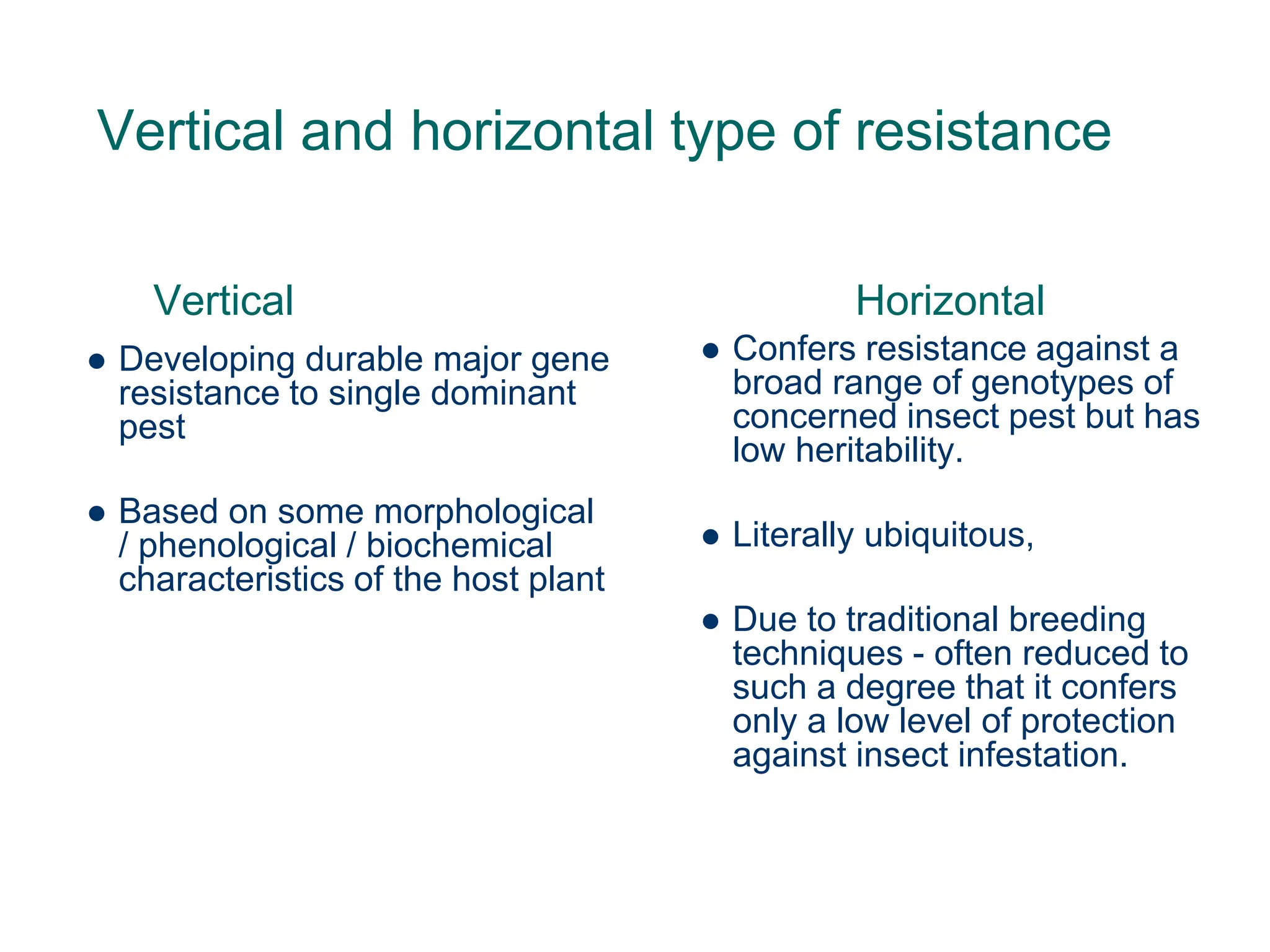 Types and classification of plant resistance to insects.ppt