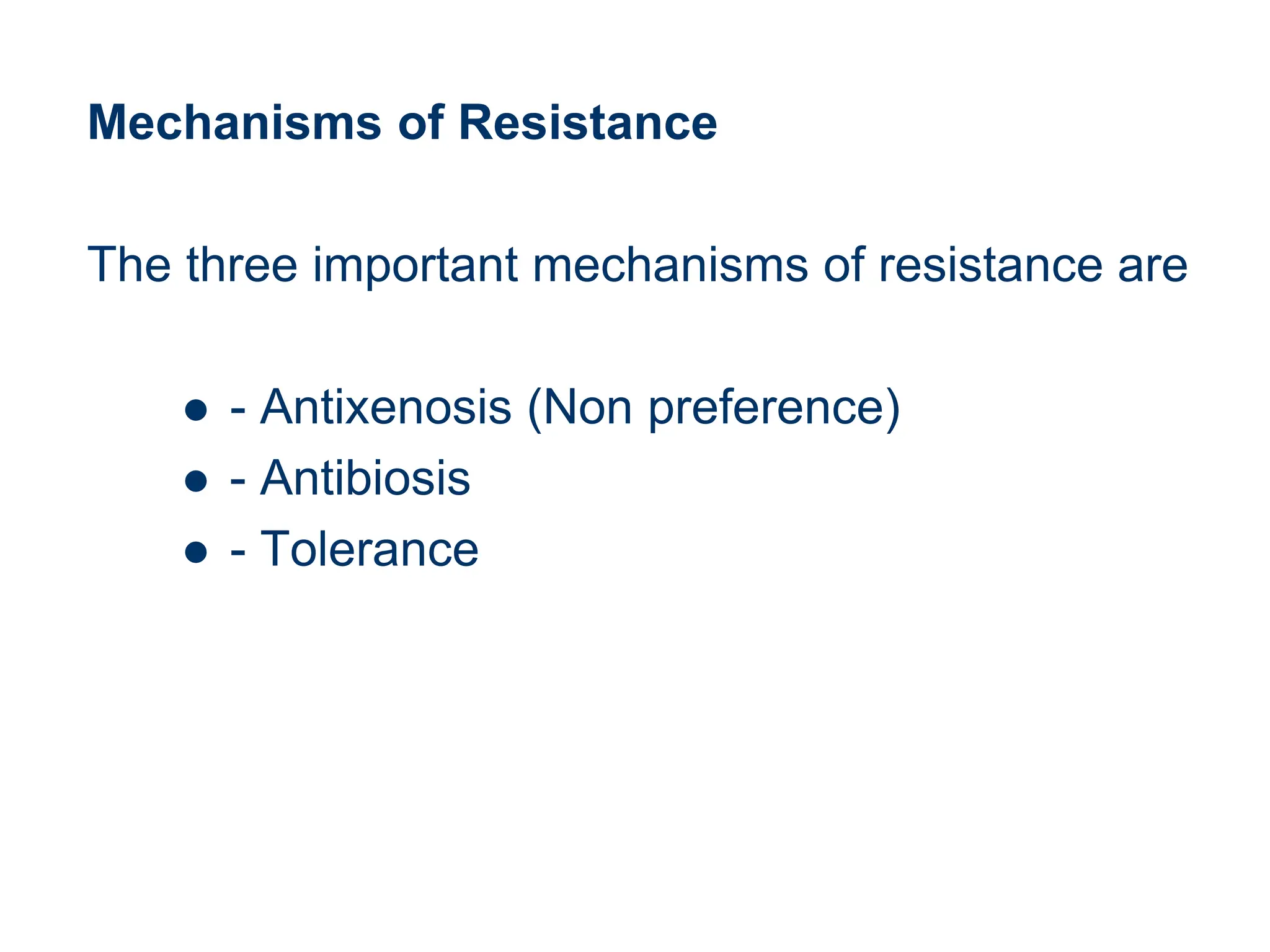 Types and classification of plant resistance to insects.ppt