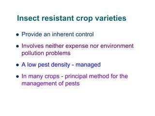 Types and classification of plant resistance to insects.ppt