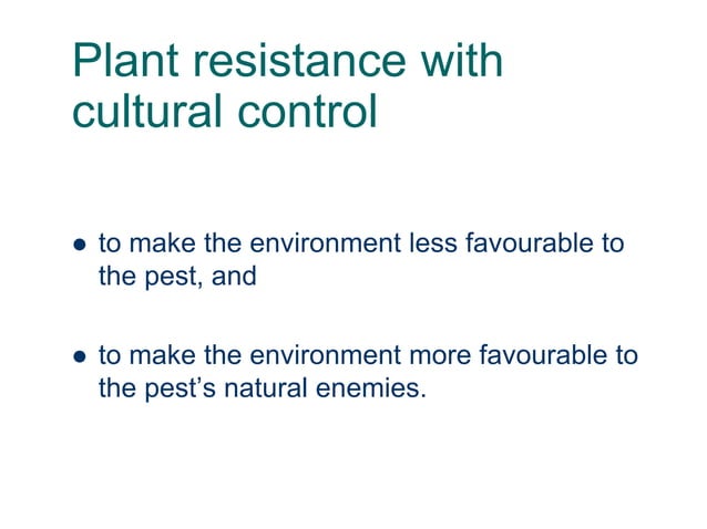 Types and classification of plant resistance to insects.ppt ...
