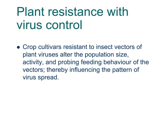 Types and classification of plant resistance to insects.ppt ...