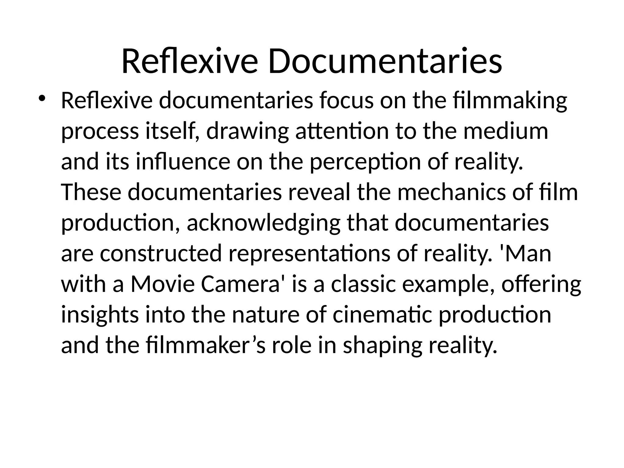 Lec 3 Types of Documentary Films.Lec 3 Types of Documentary Films.pptx