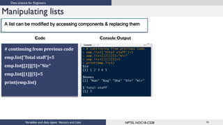 Lec3 variables and datatypes vectors and lists | PPT