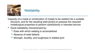 LEC 3 Weld Quality and testing in workshop practical process | PPTX