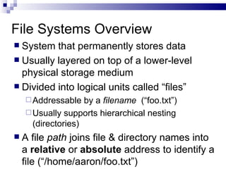 Distributed file systems | PPT