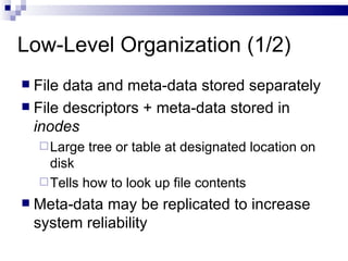 Distributed file systems | PPT