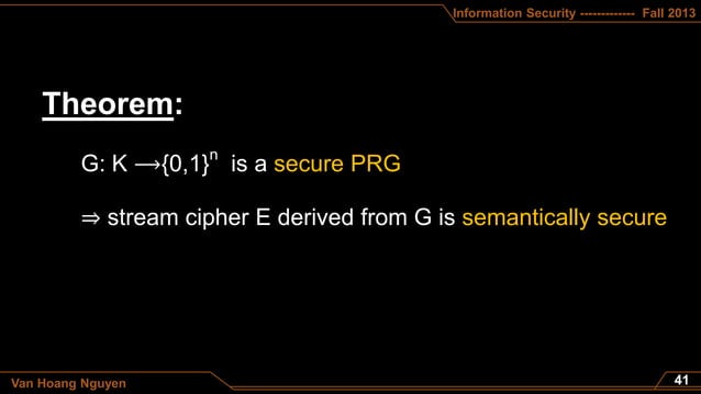 Stream ciphers | PPT