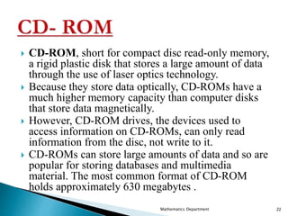 Computers – A Gateway to Information(Memory) | PPTX