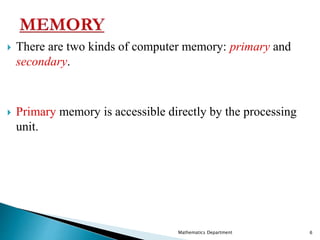 Computers – A Gateway to Information(Memory) | PPTX