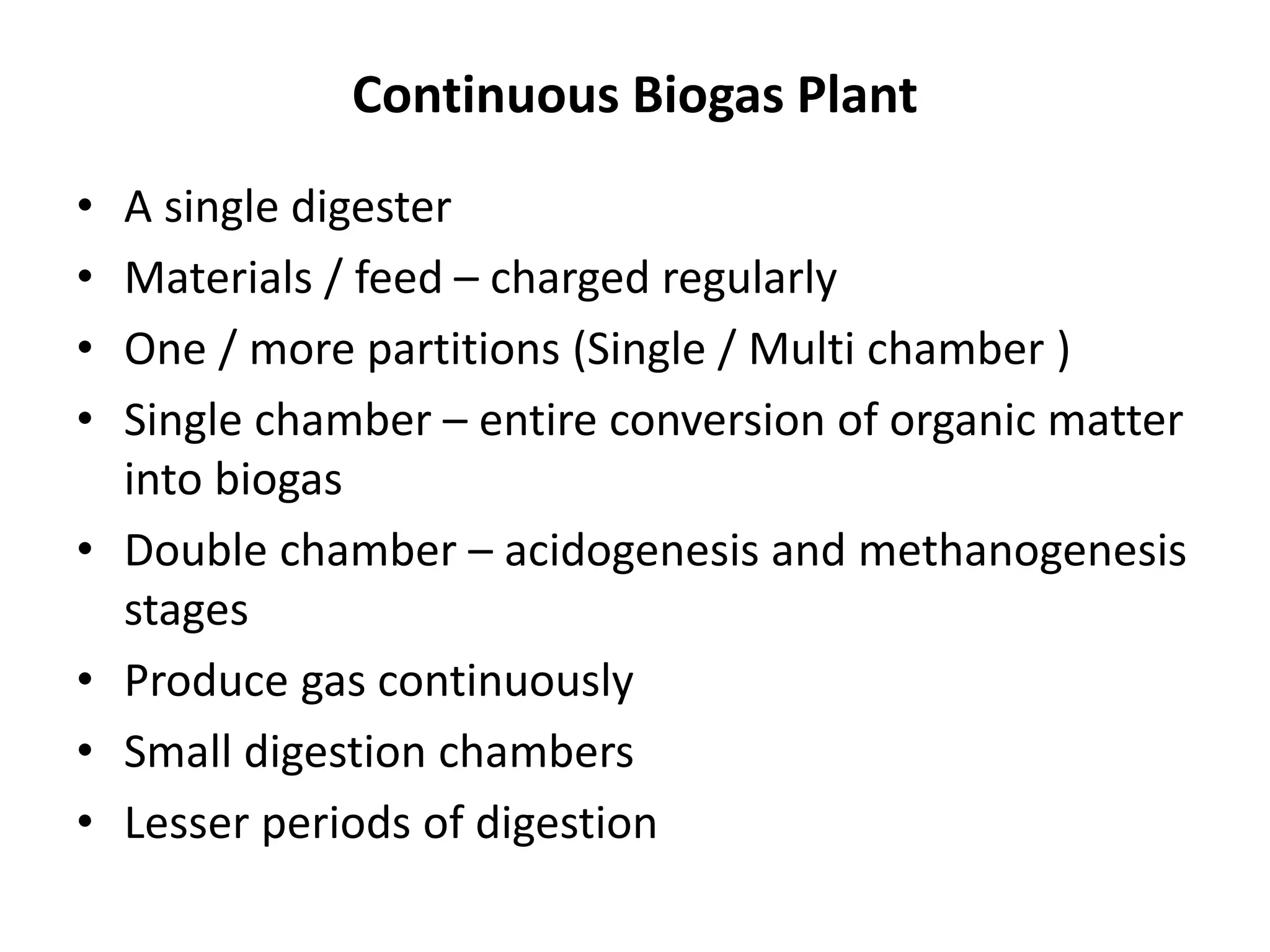Types of biogas plants | PPTX