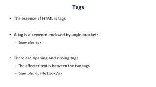 Introductions of the HTML Language .pptx