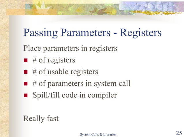 lec4.ppt system calls explained in detail | PPT