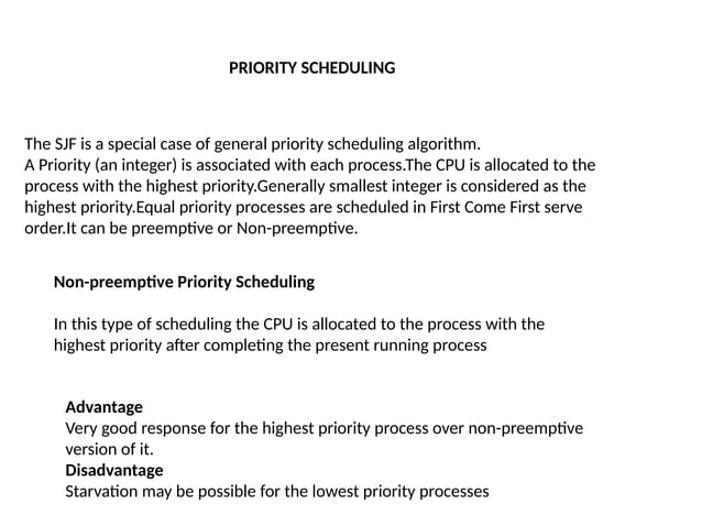 operating system scheduling concept lec2 | PPT