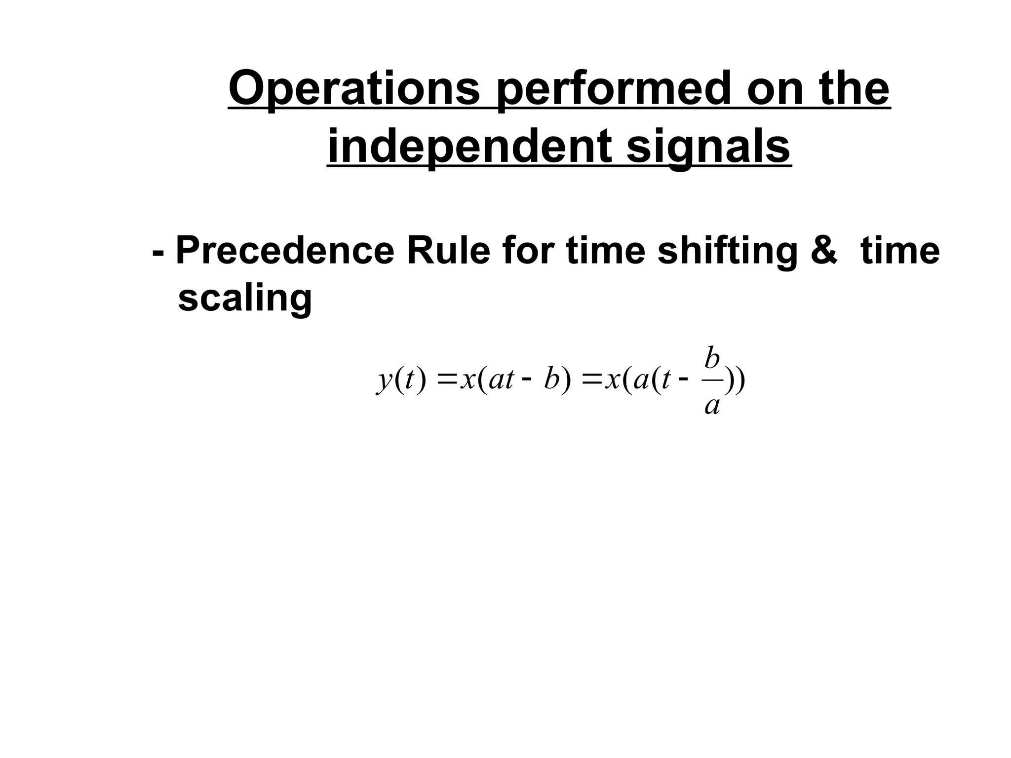 Signal and system (Classifications of systems) | PPT